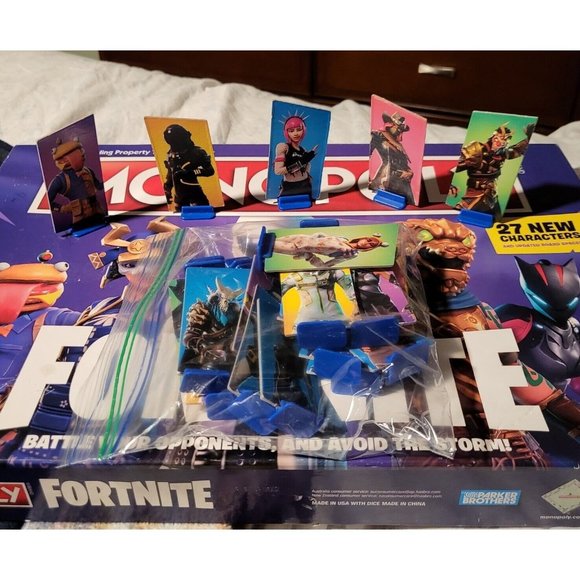 MONOPOLY | Games | Monopoly Fortnite Ed Replacement Cardboard Outfits ...